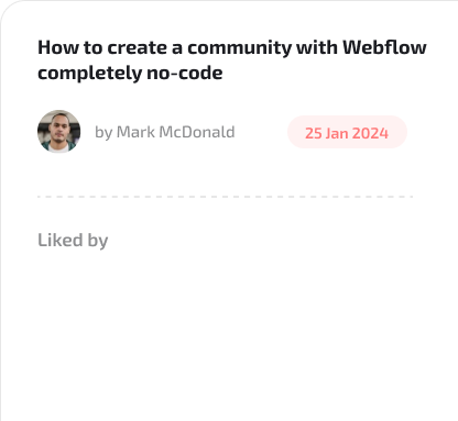 Supersparks - User Generated Content For Webflow
